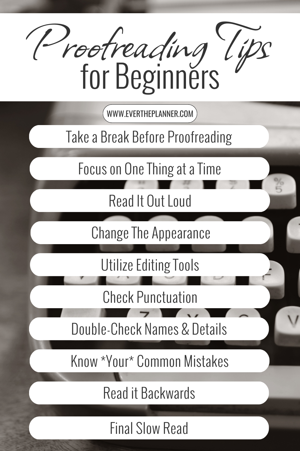 How to Proofread Your Own Writing: 10 Easy Steps for Beginners ...